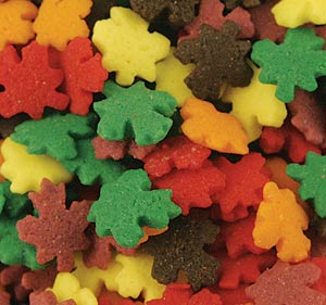 Fall Leaves Shapes Sprinkles